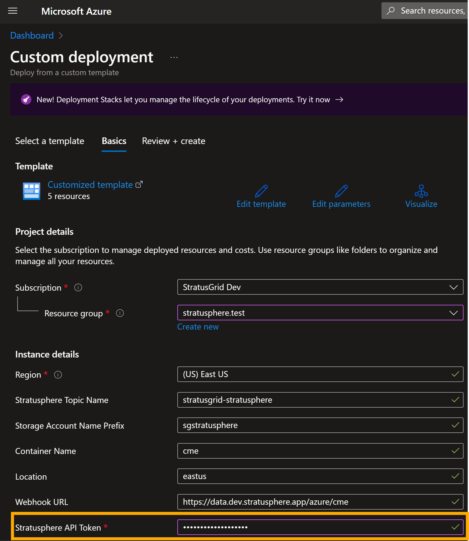Onboard Microsoft Azure to Stratusphere